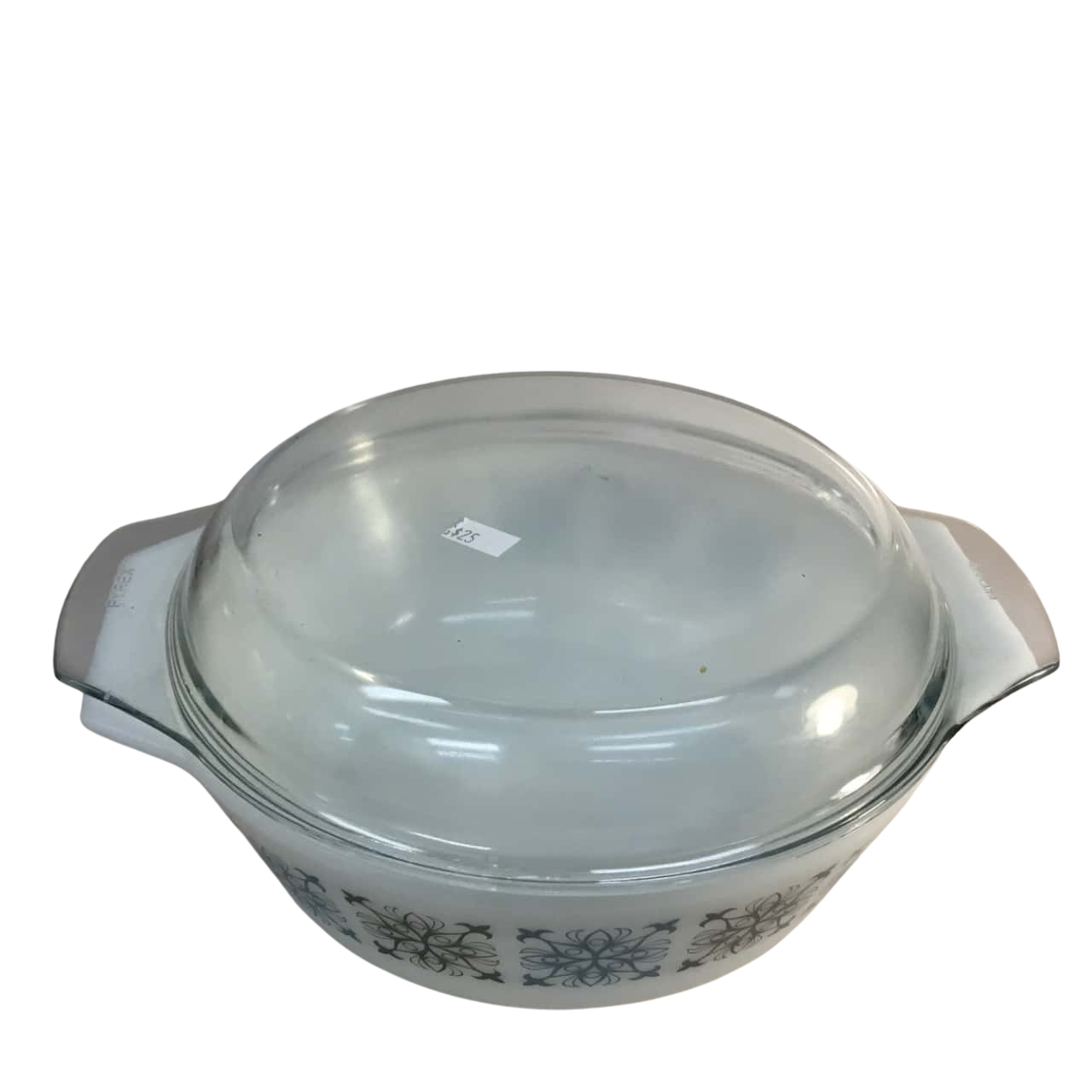 Vintage Pyrex Casserole Dish Approx 21cm diameter (s)