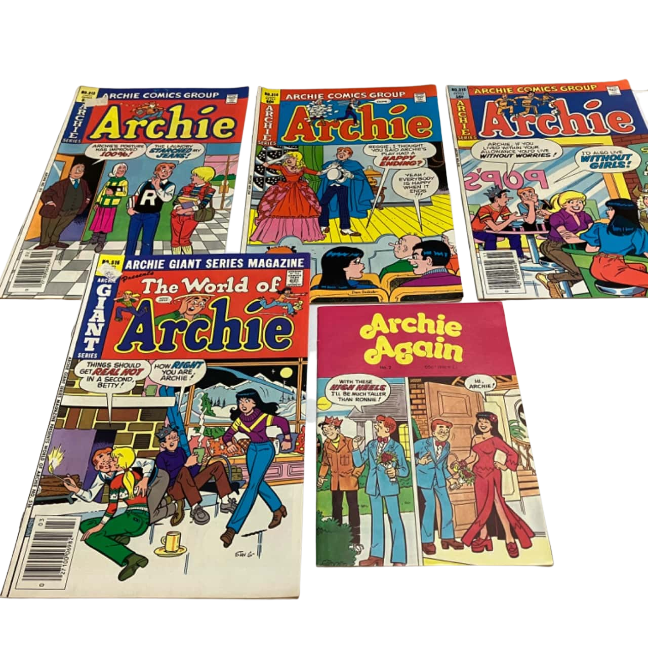 Vintage Archie Comics x5 (#6)(s)