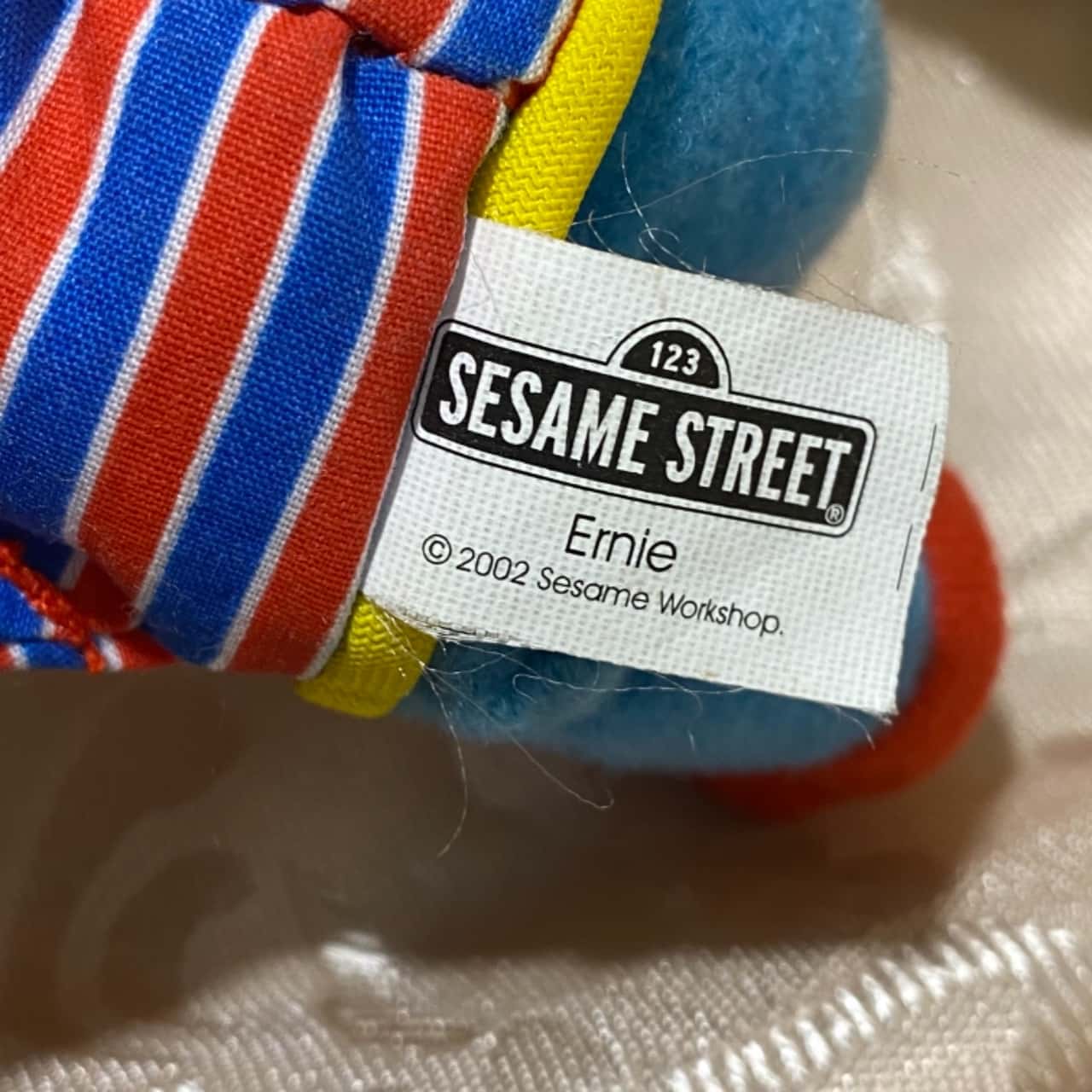 Vintage Sesame Street Ernie and Big bird Soft Figure