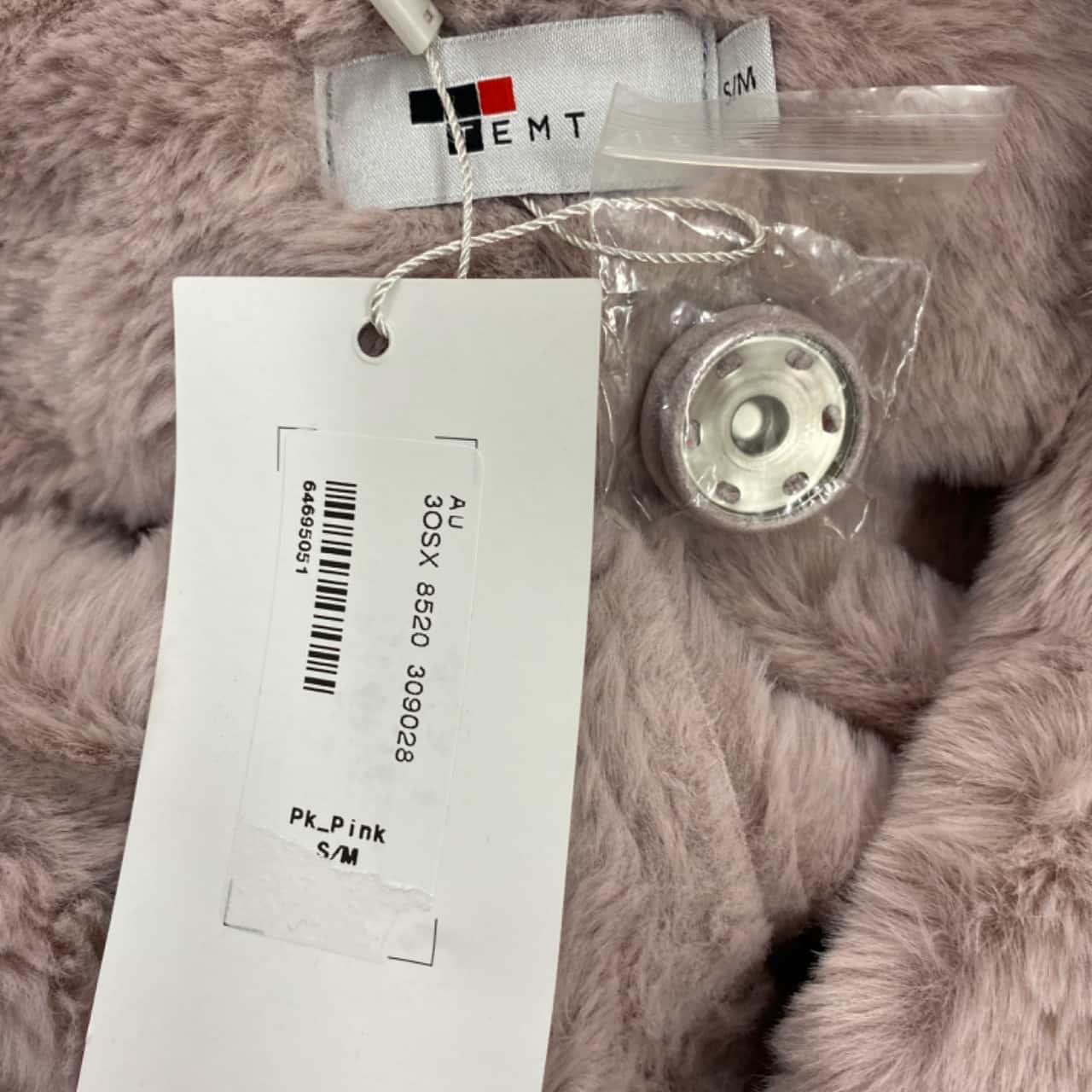 TEMT Womens Size M / S Winter Coat Pink / Purple (s)