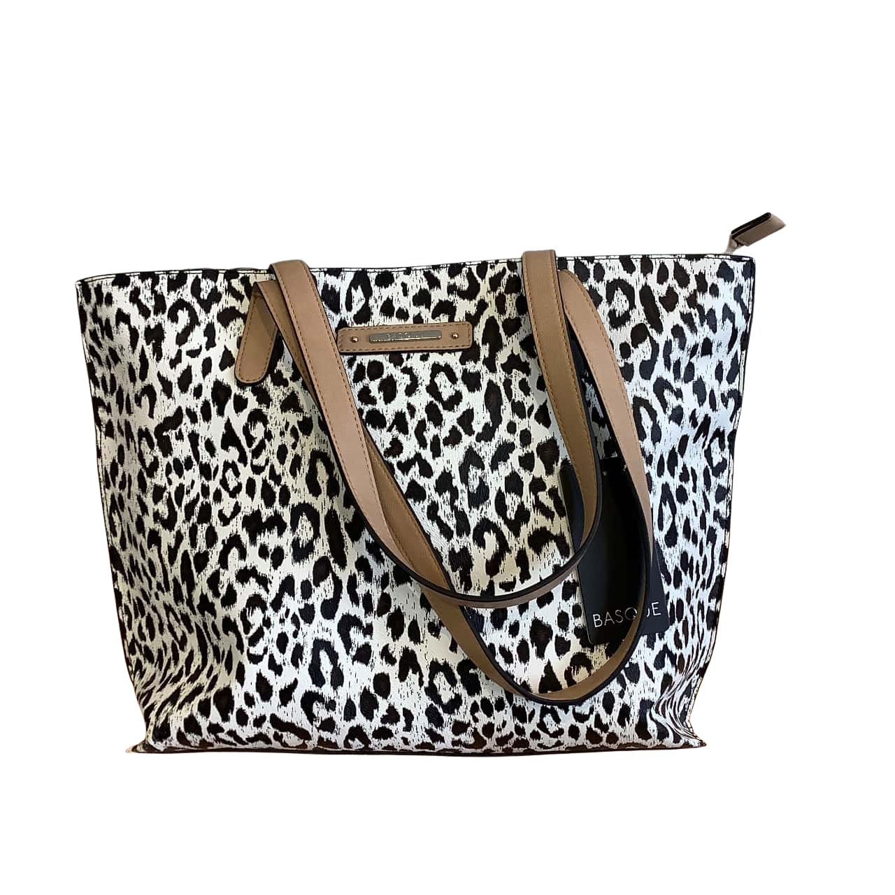 BNWT Basque Women's Faux Leather Handbag Leopard print (s)