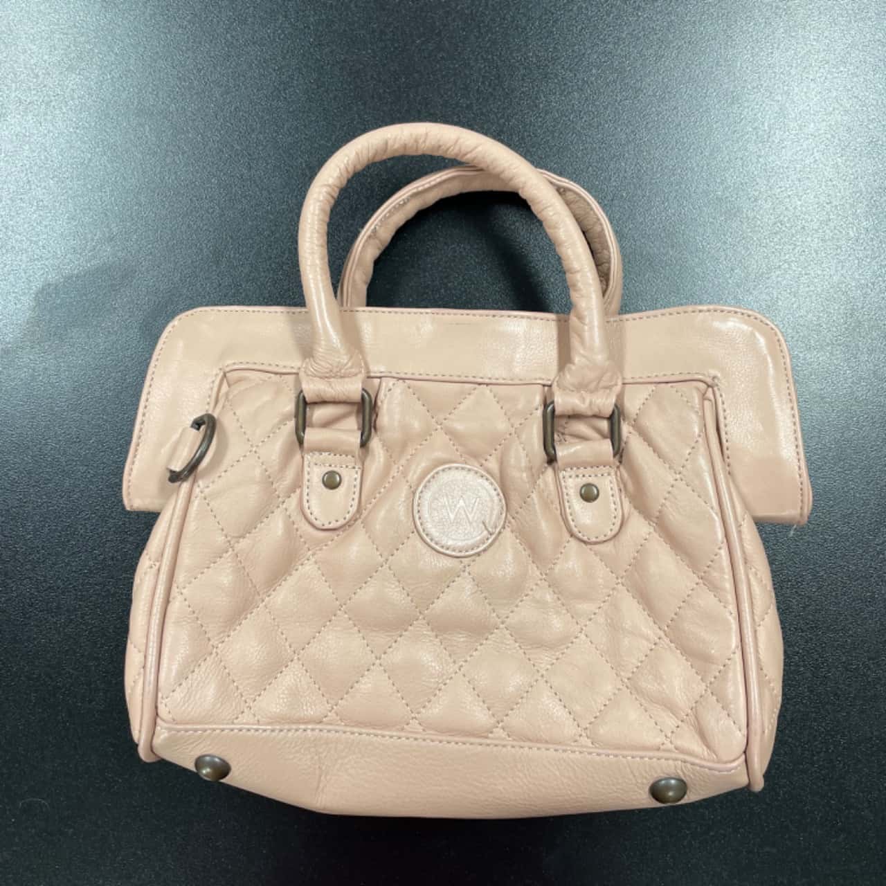 Wanderers Travel Co Women’s Leather Handbag Pale Pink (s) - Used Very ...