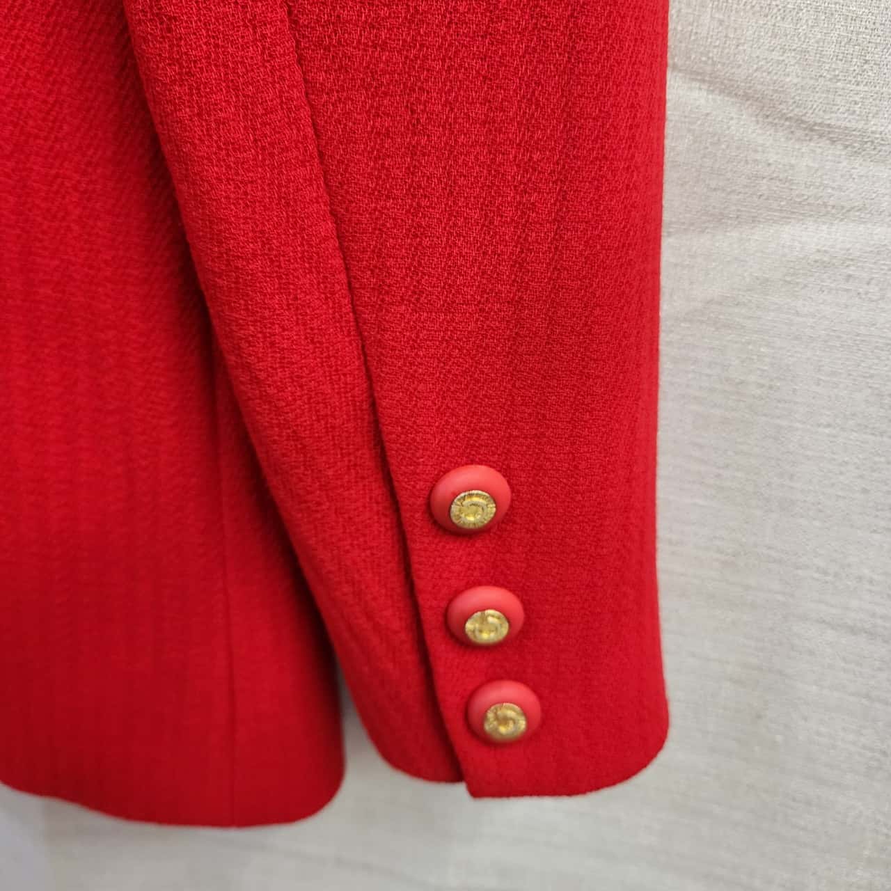 Griszini Womens Size 40 Button Up Red Jacket(s)