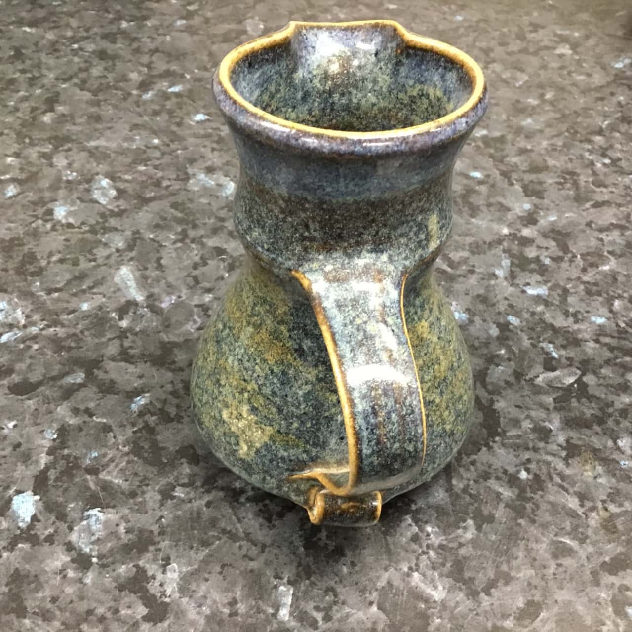 Badgers Creek Pottery Jug Malcom Cooke Approx 15 x 12cm