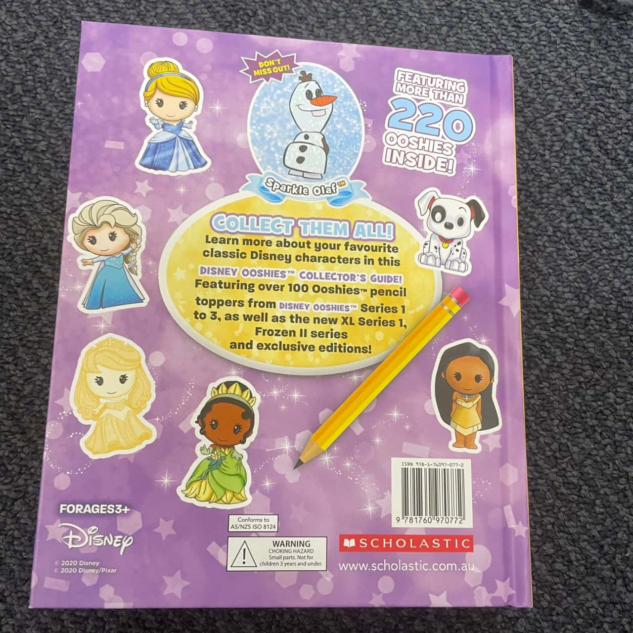 Disney Ooshies Updated Collector's guide with Sparkle Olaf.