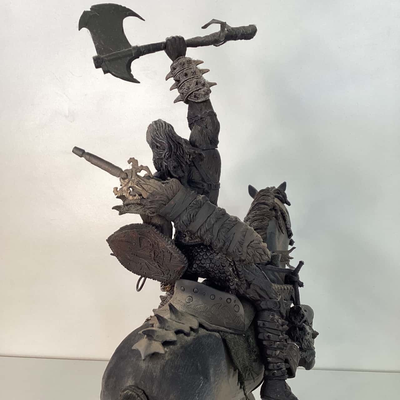 Spawn Dark ages- Black Knight and Battle Horse figurine