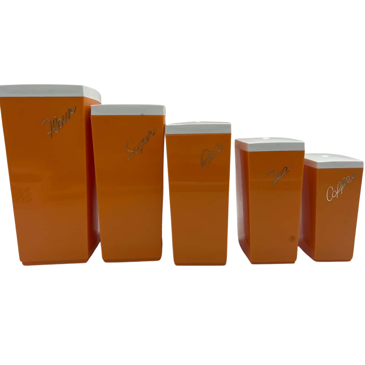 Retro Nesting Orange Containers(s) - Used Very Good | Salvos Stores