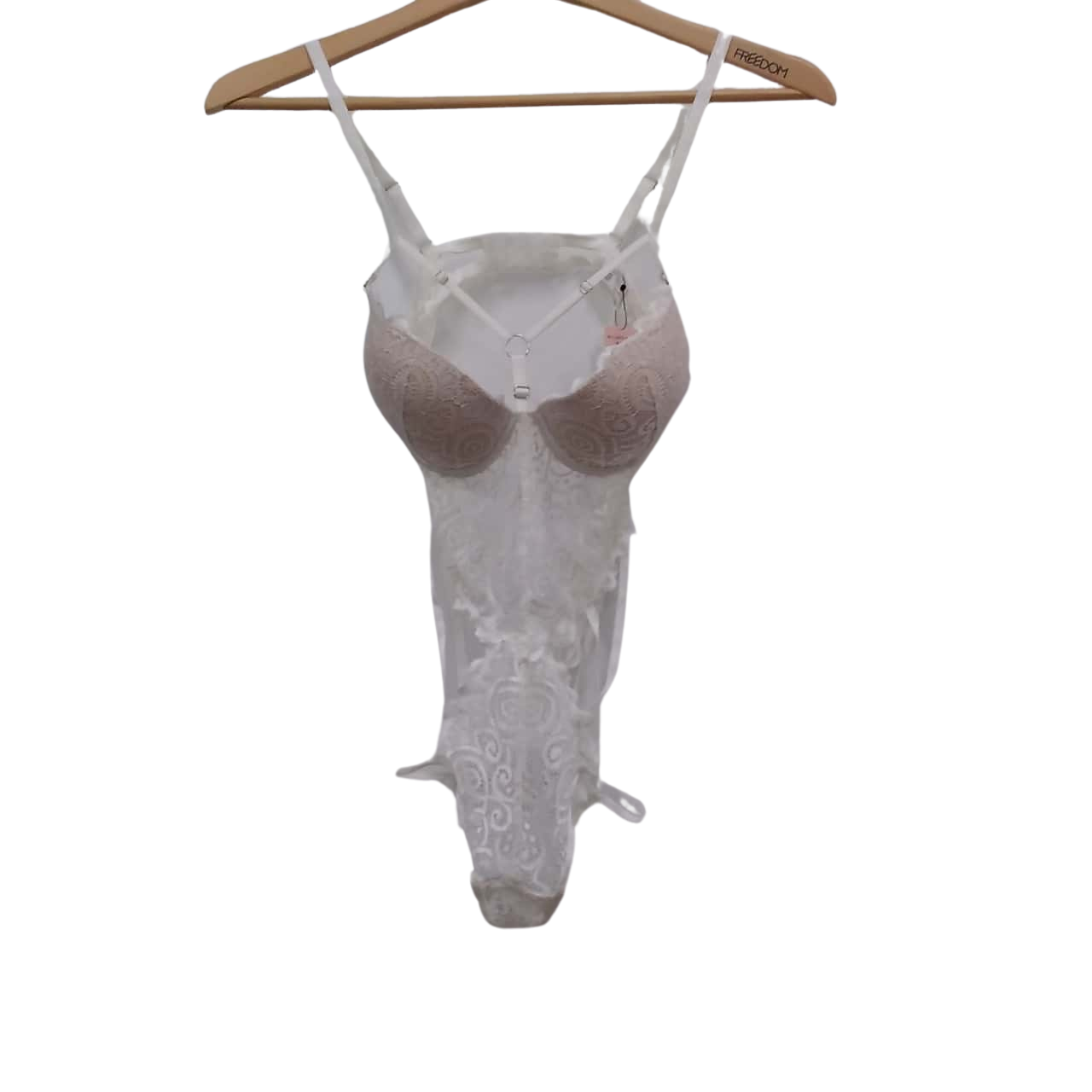 Bras N Things Womens Size 10 White (13,1091)(s)