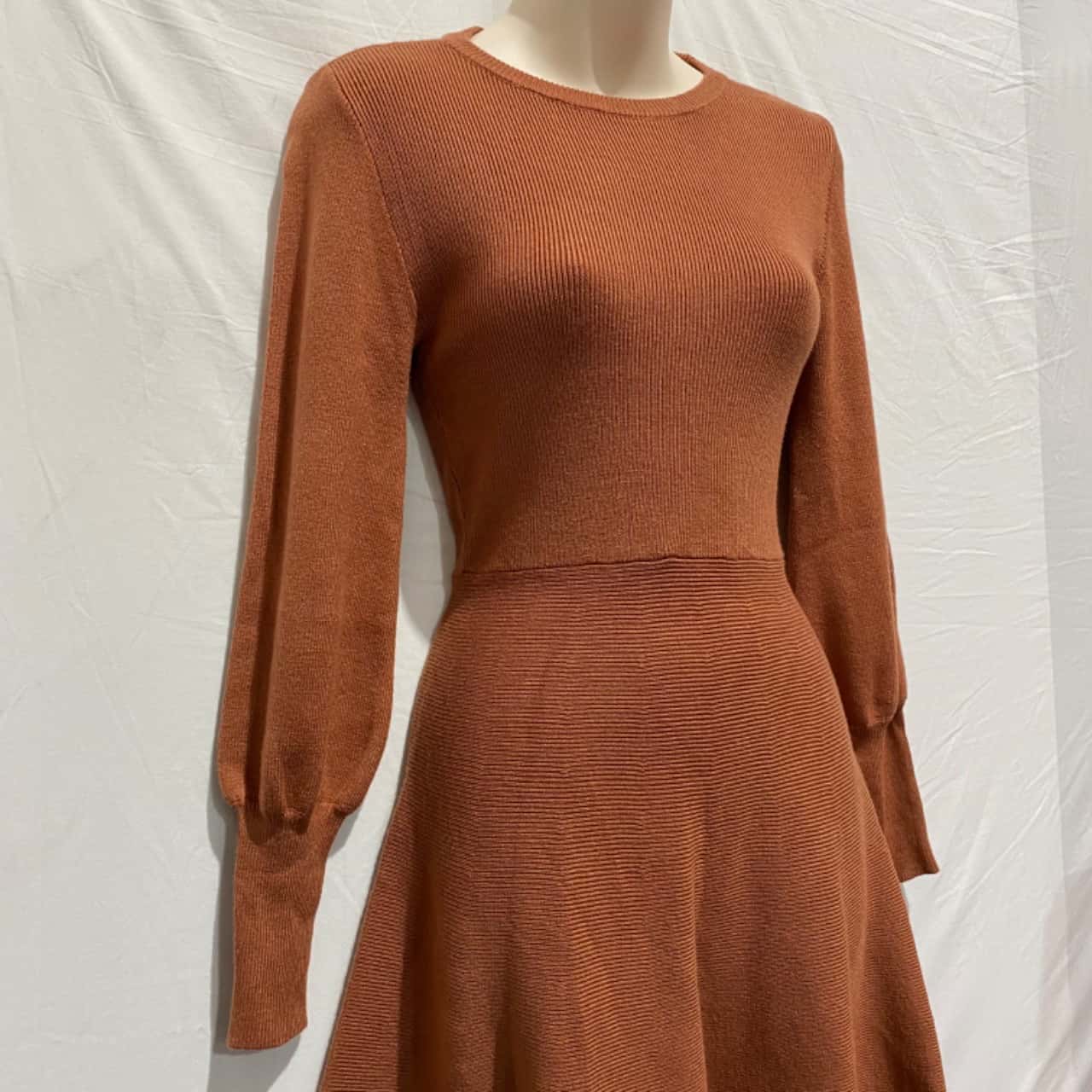 Womens TOKITO A-line Copper Knit Dress(s)