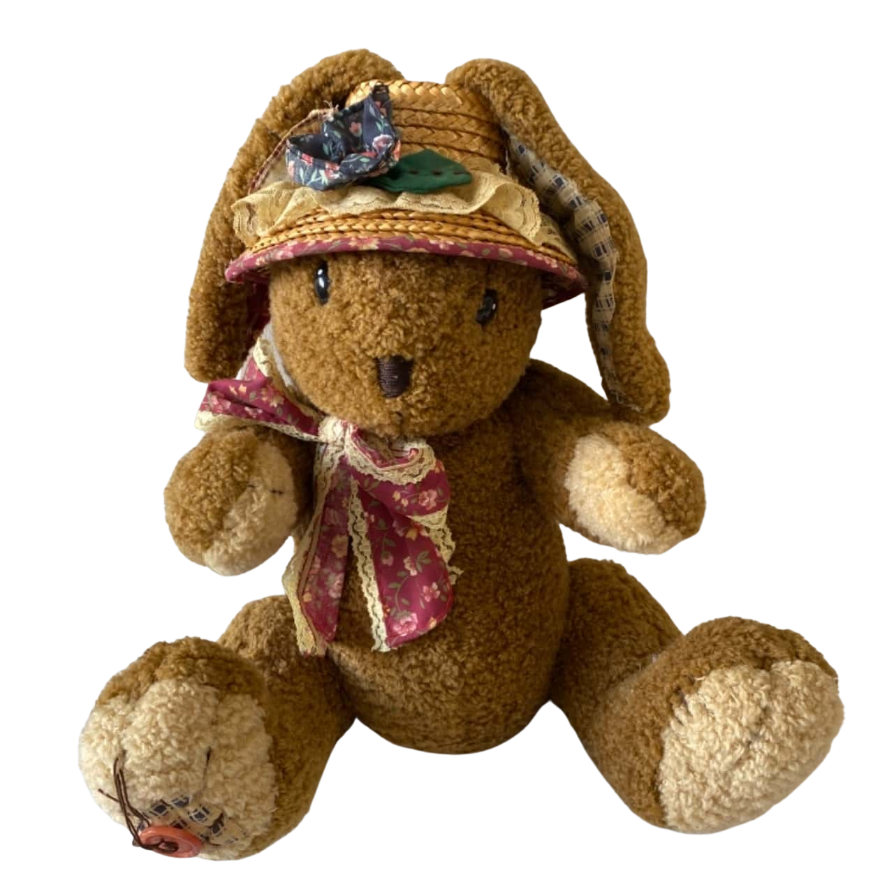 Cuddle Wit Bunny With Straw Hat 32cm(s)