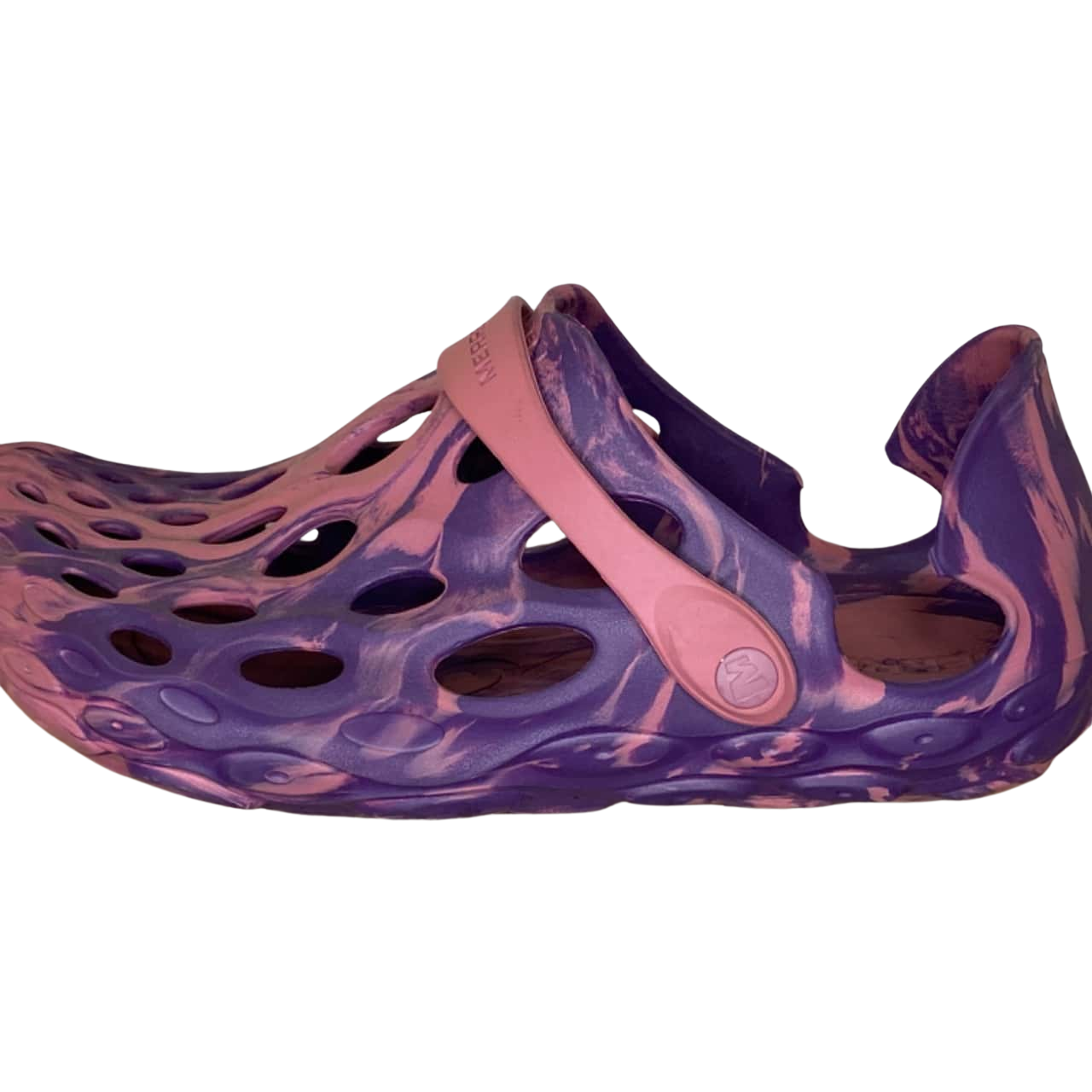 Merrell Unisex Rubber Adventure Sandals Size 9.5/11 Pink/Purple (s)