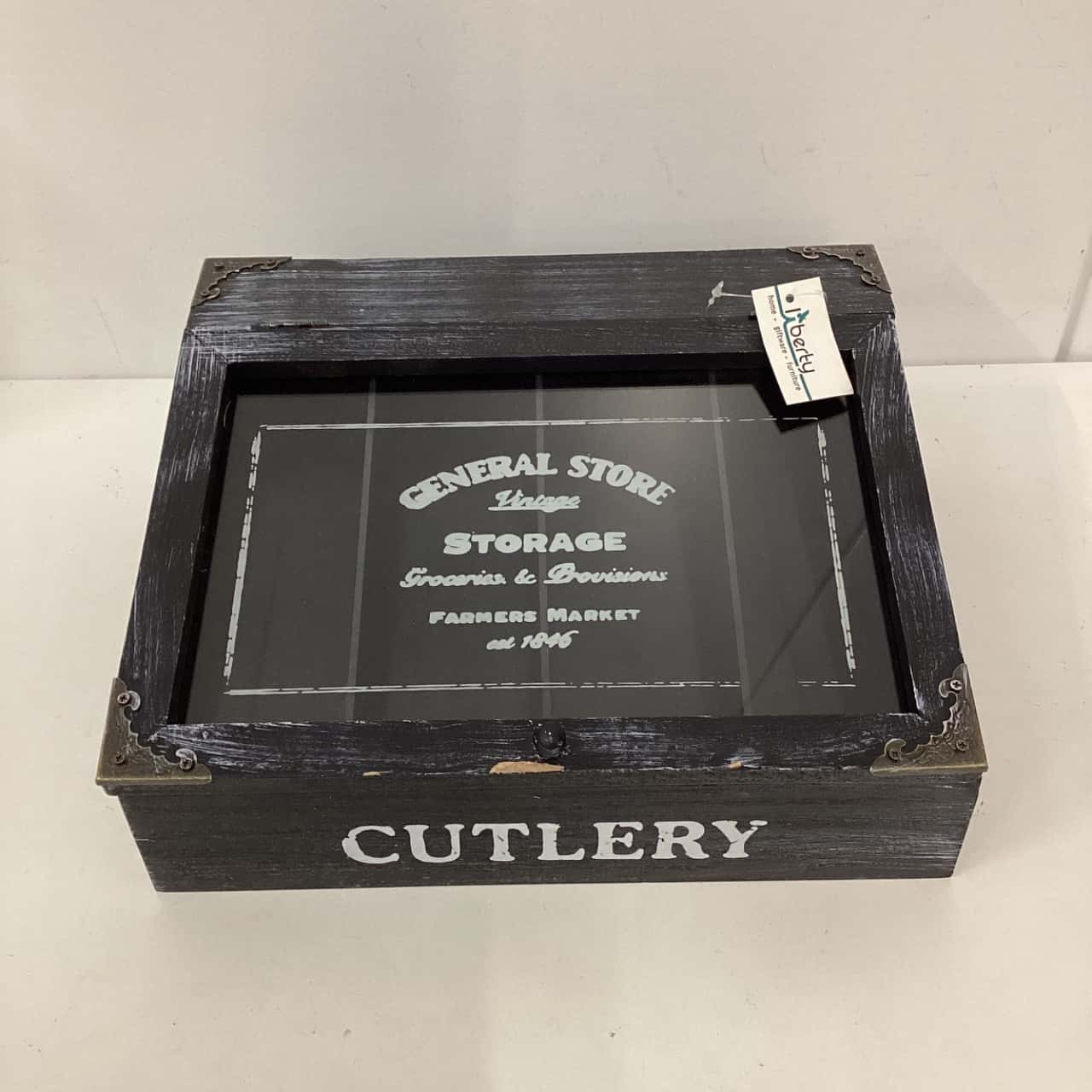 New - Liberty General Store Wooden Vintage Cutlery Storage(s)