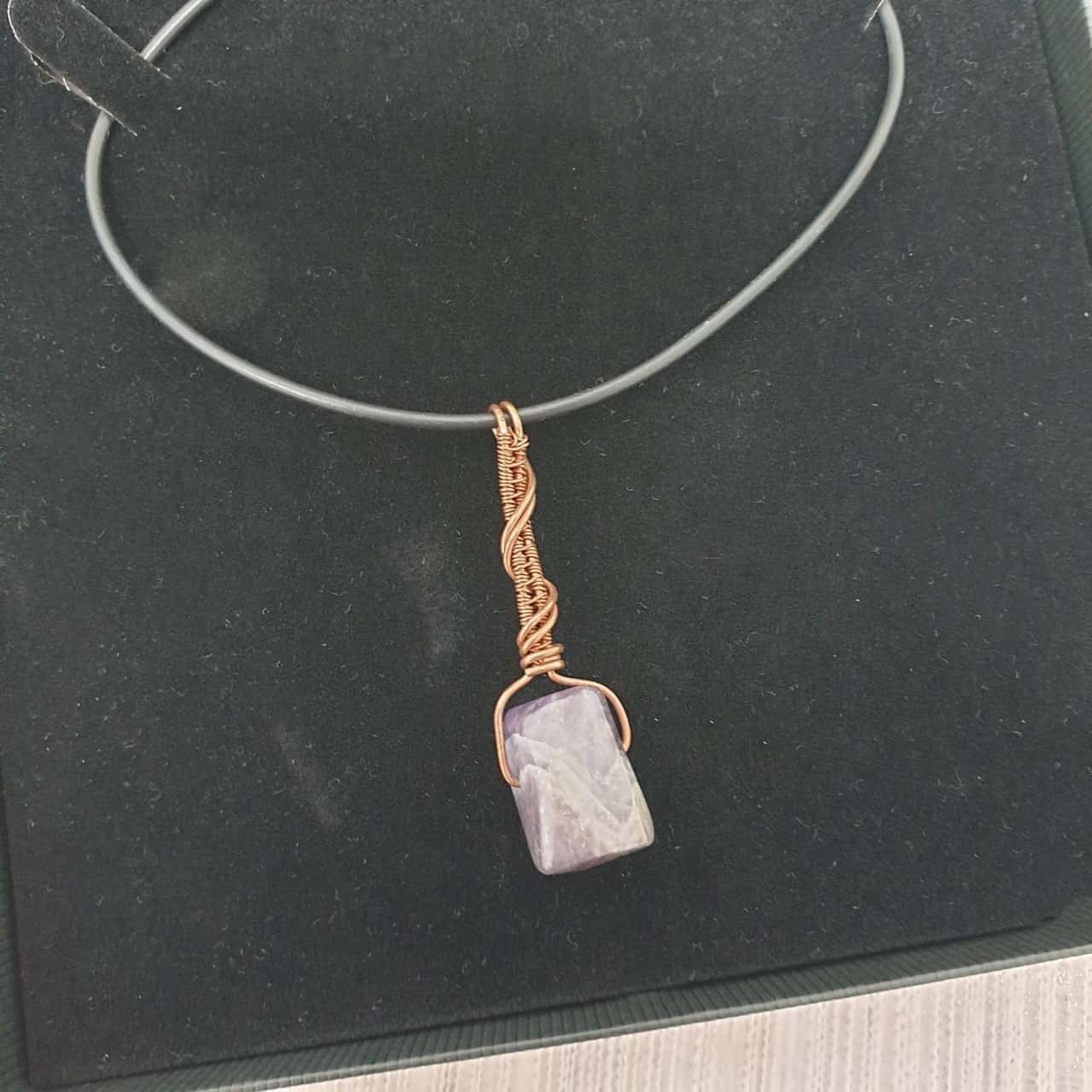 Victoria Farrell Wired Wired Jewellery Stunning Amethyst & Copper Wire ...