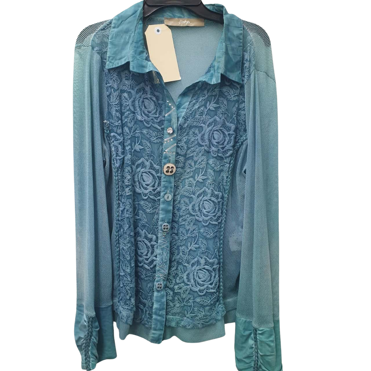 Vintage - Bottega Womens Long Sleeve shirt/Top - made in Italy(s)