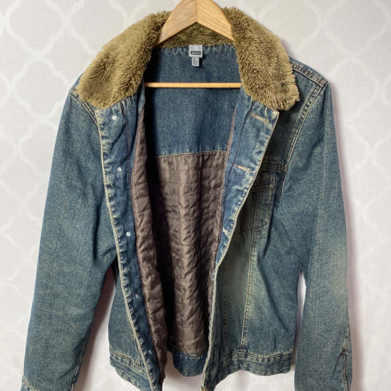 Vintage Westco Men’s Padded Denim Jacket Size L(s)