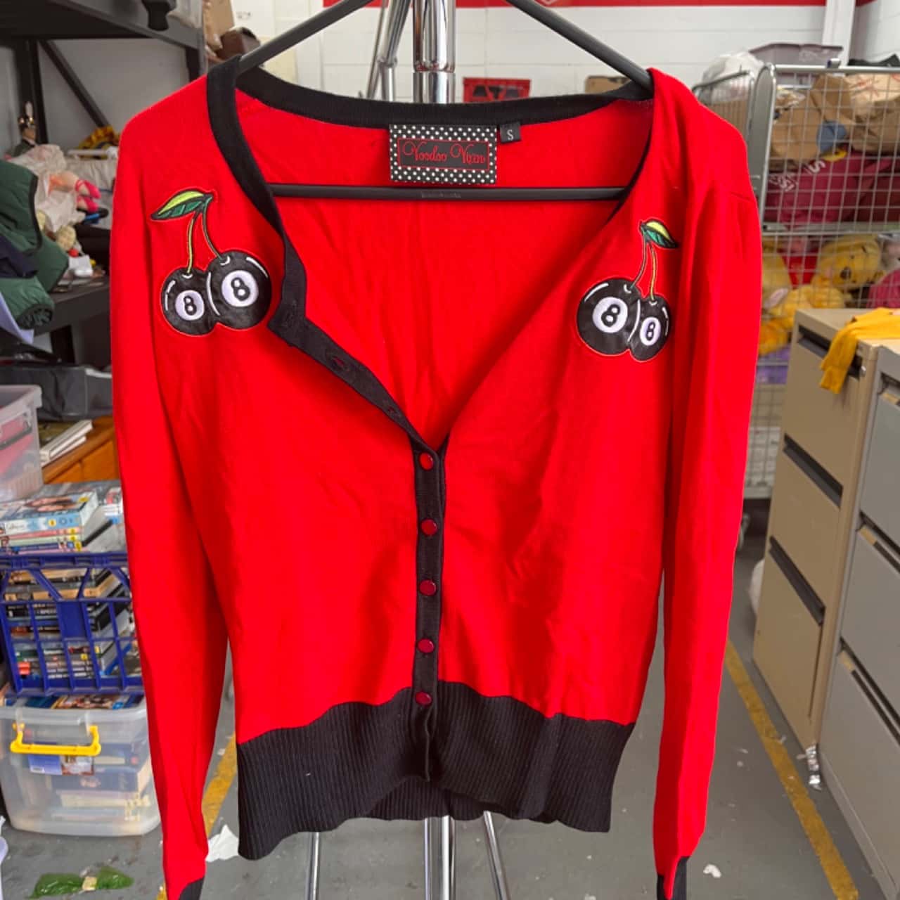 Retro Rockabilly Cardigan (RED-8BALL)