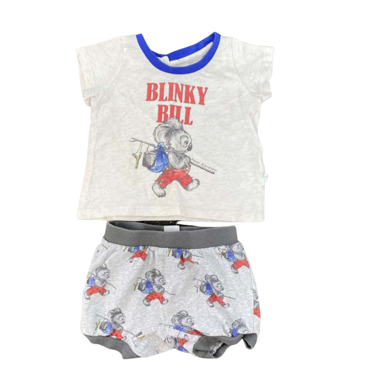 Peter Alexander Vintage Blinky Bill Print Sleep Set Size 6-12m (s)