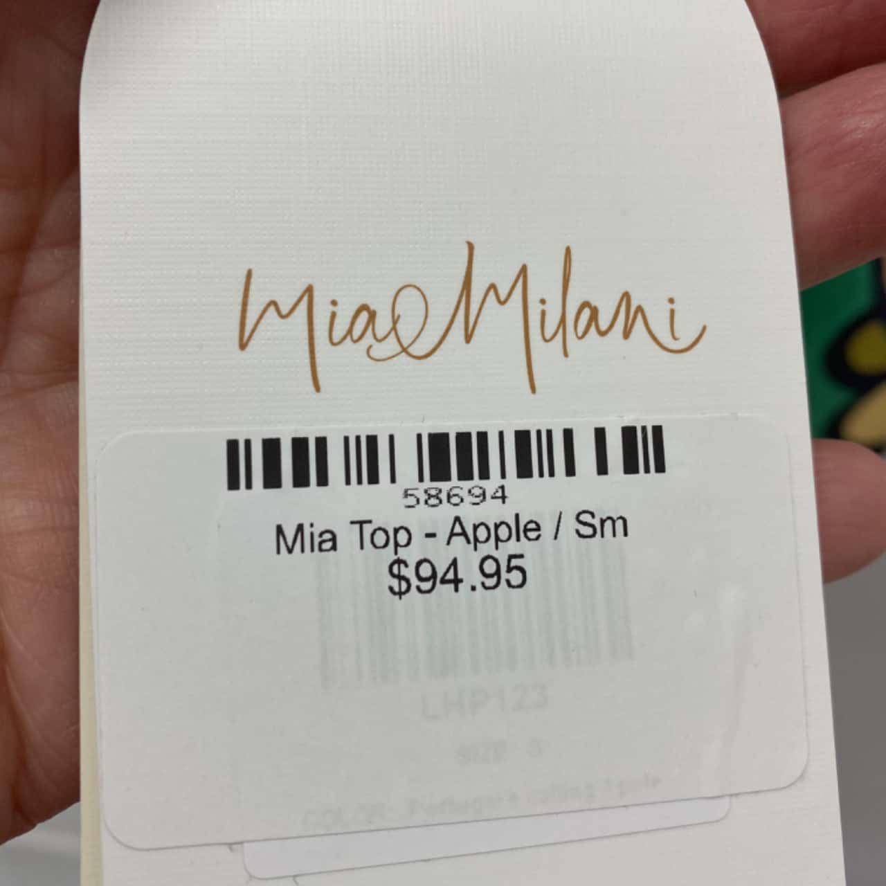 Mia Milani Womens Size S Halter Neck Top Multicoloured (s)