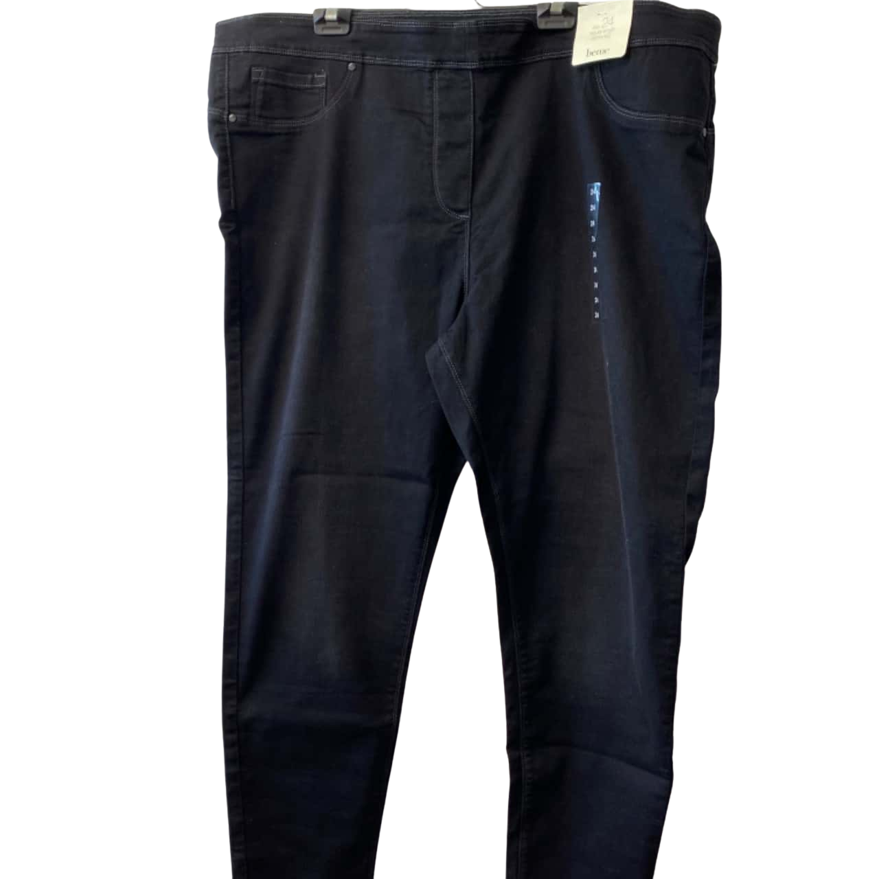 beme Womens Size 24 Luxe Skinny Pull Up Jeans Black (s)