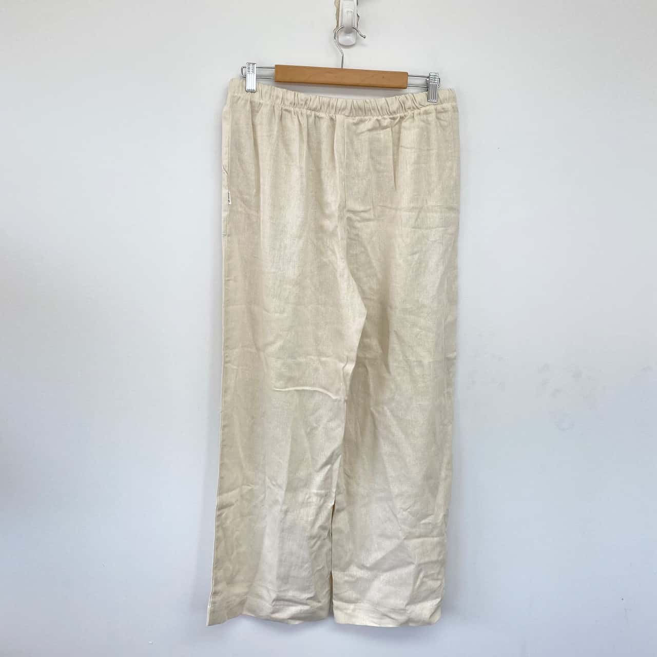 Piping Hot Ecru Beach Pants Size 14