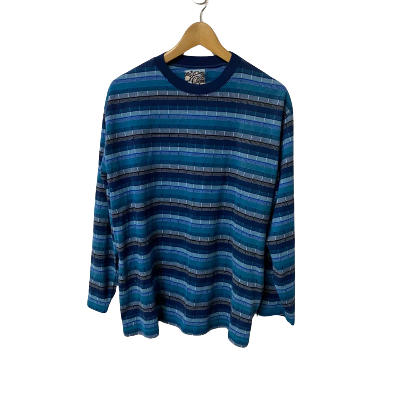 Vintage Mambo Mens Size L Long Sleeve Blue (s)