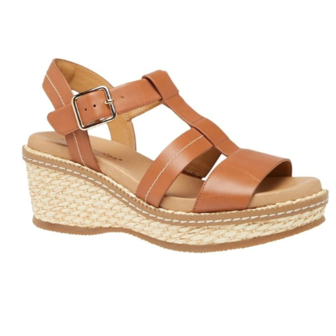 Hush Puppies Nutshell Andros Wedge Sandal Size 8(s)