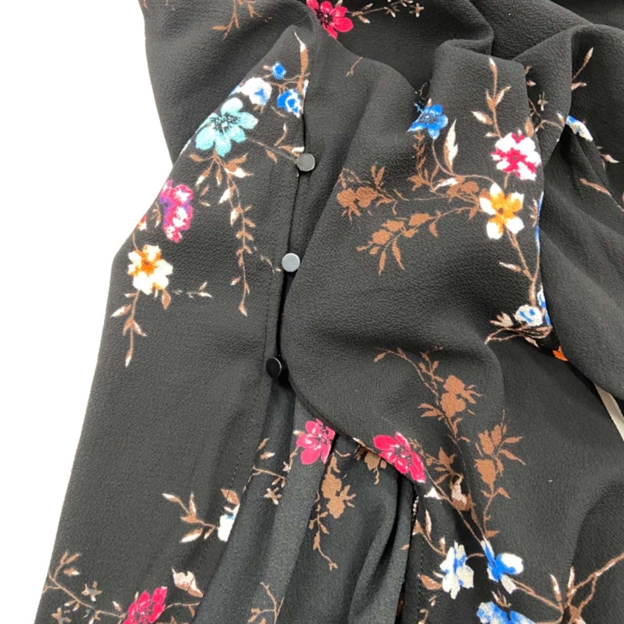 Table Eight Womens Size 16 Wide Leg Black / Floral Pants (s)