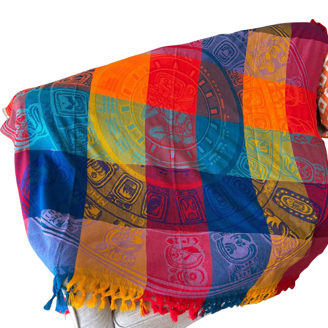 Colourful Rainbow Throw the Perfect addition for any Home Decor Bedroom ...