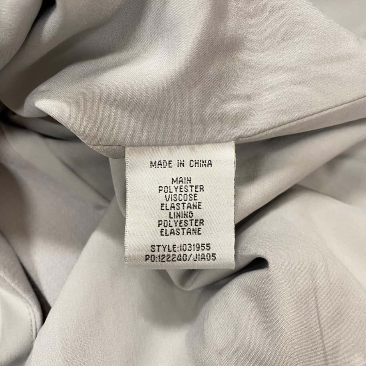 Table Eight Light Grey Belted Short Sleeve Vest Jacket Size 10(s)