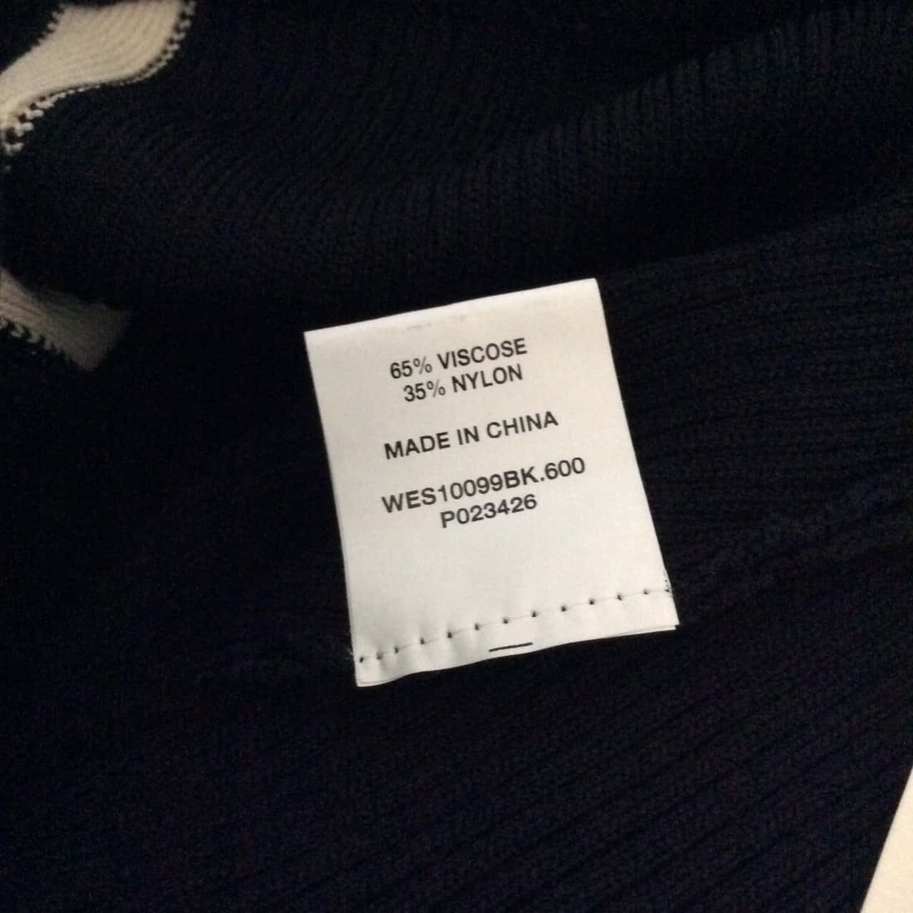 Dissh Women's Size XL Wide Leg Pants Black / White