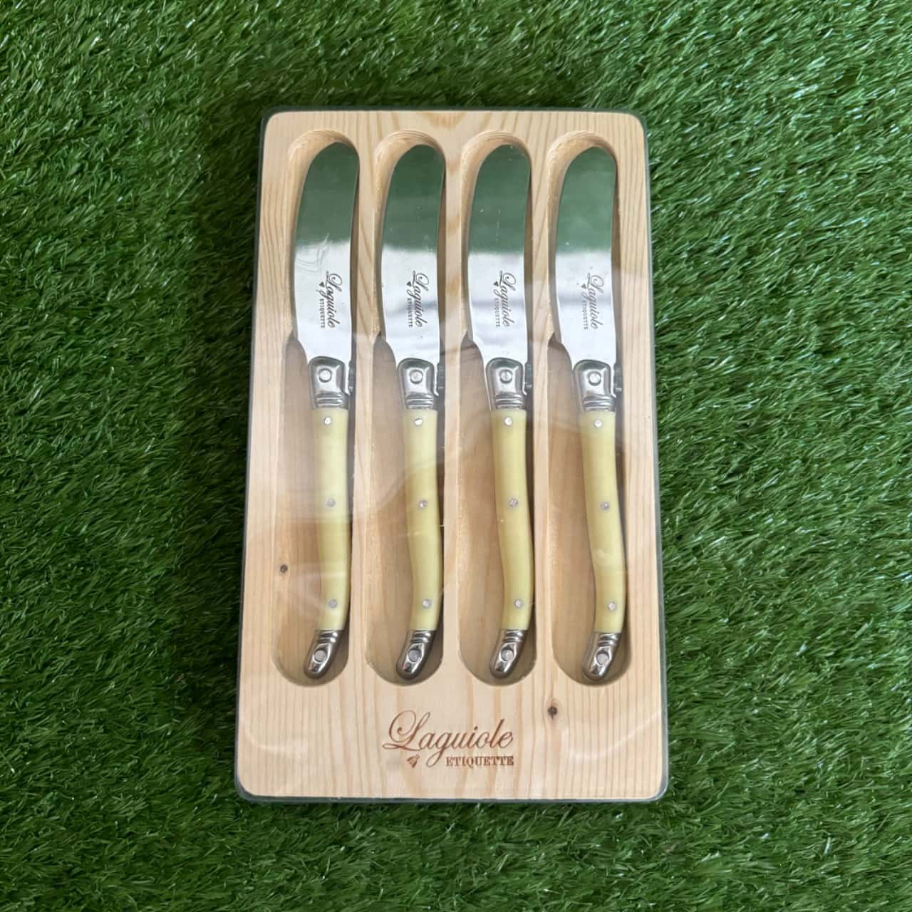 Laguiole Elite 4-Piece Pate Knife Set (Pearl/Ivory)(s) - New With Tags ...