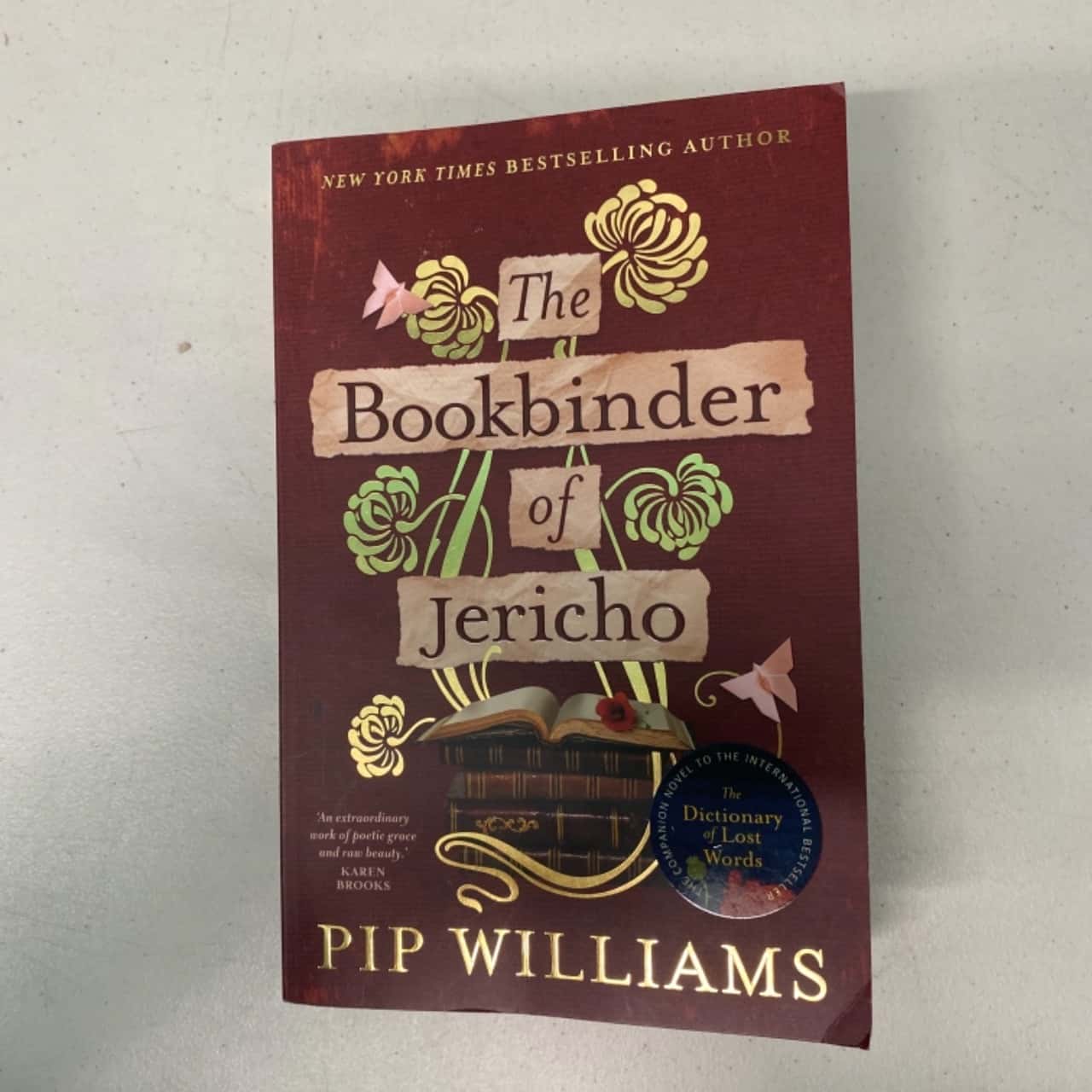 The Bookbinder of Jericho by Pip Williams (s)