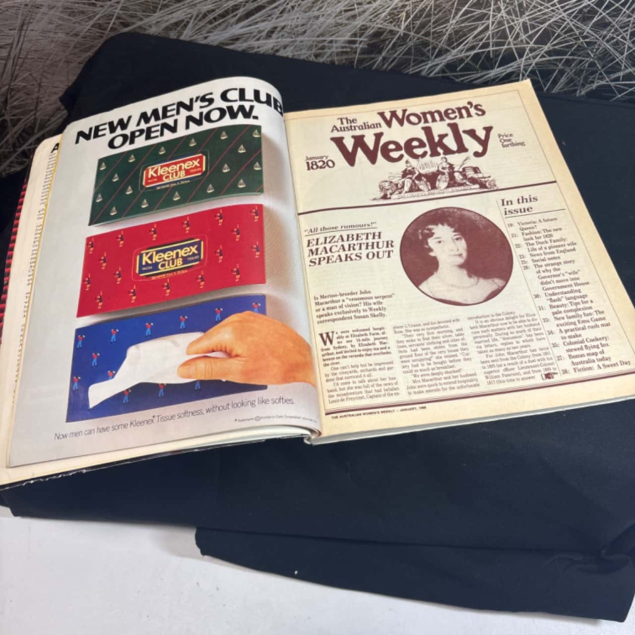 Vintage set of three womans weekly magazines