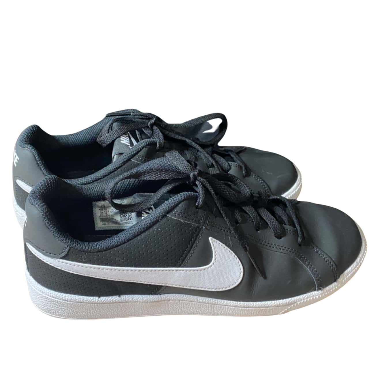 Nike Black Lace Up Sneakers Size Uk 6