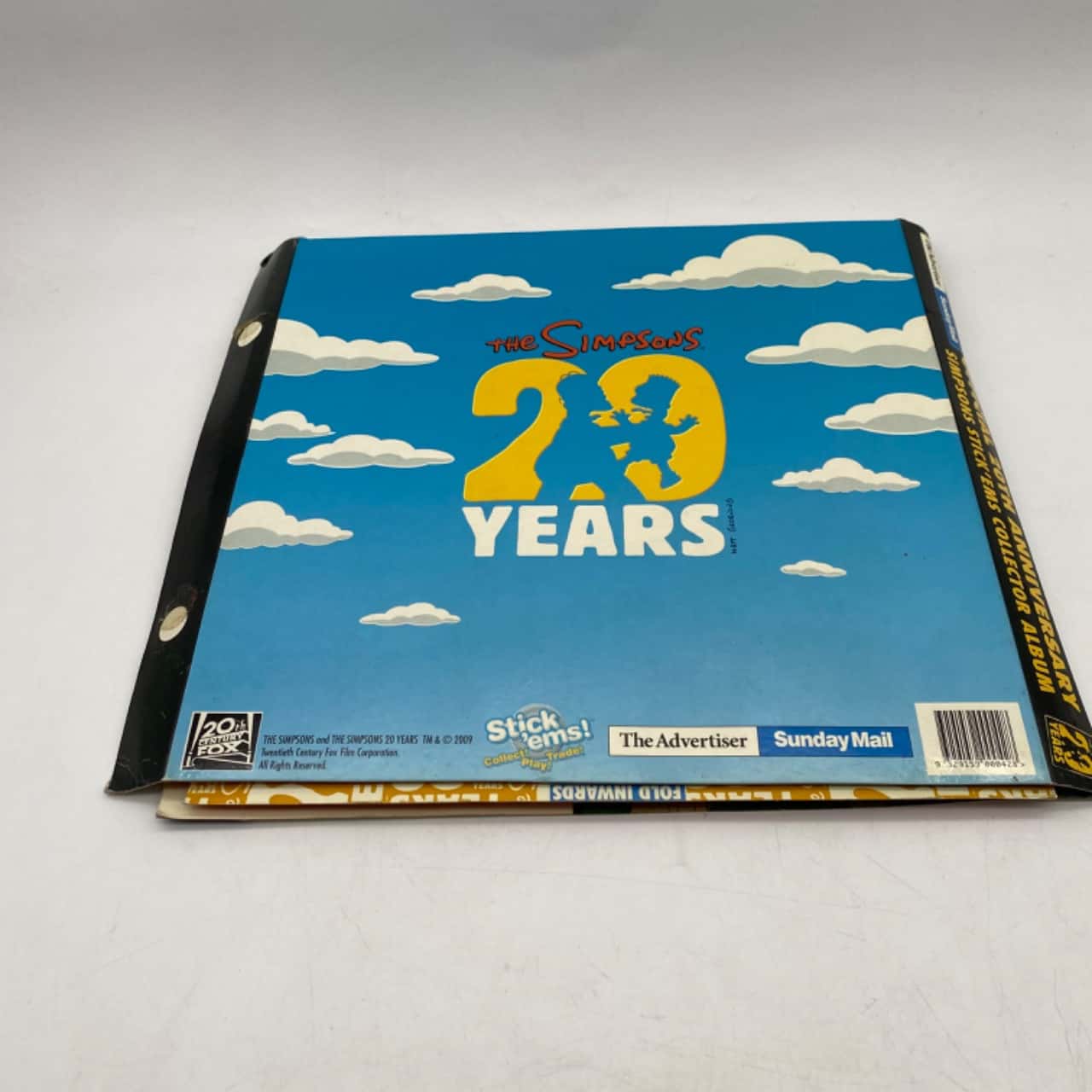 SIMPSONS 20th Anniversary ‘Stick ems’ Collectors Album