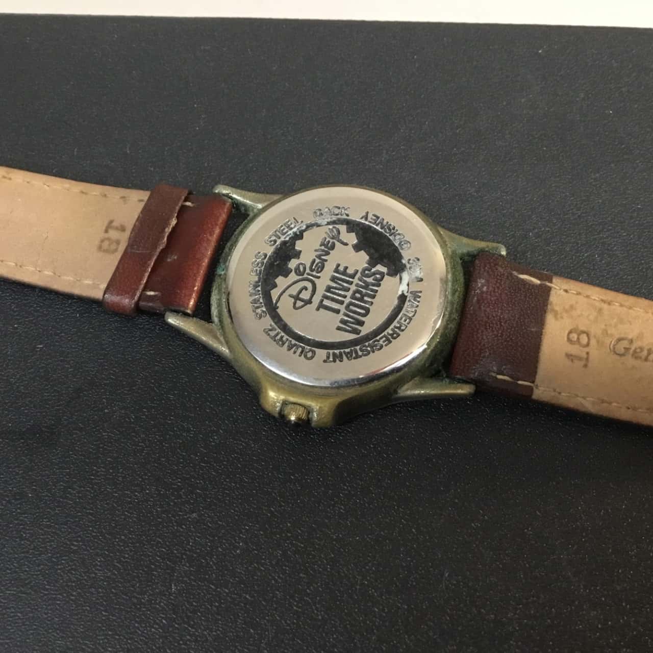 Disney Time Works Watch Stainless Steel Back