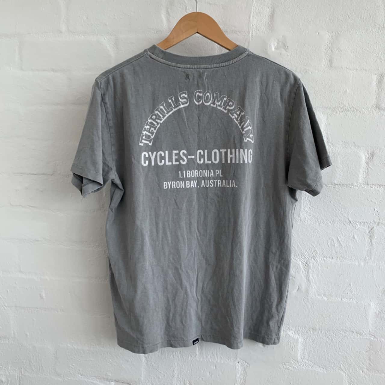 Thrills Unisex Grey Graphic Tee (s)