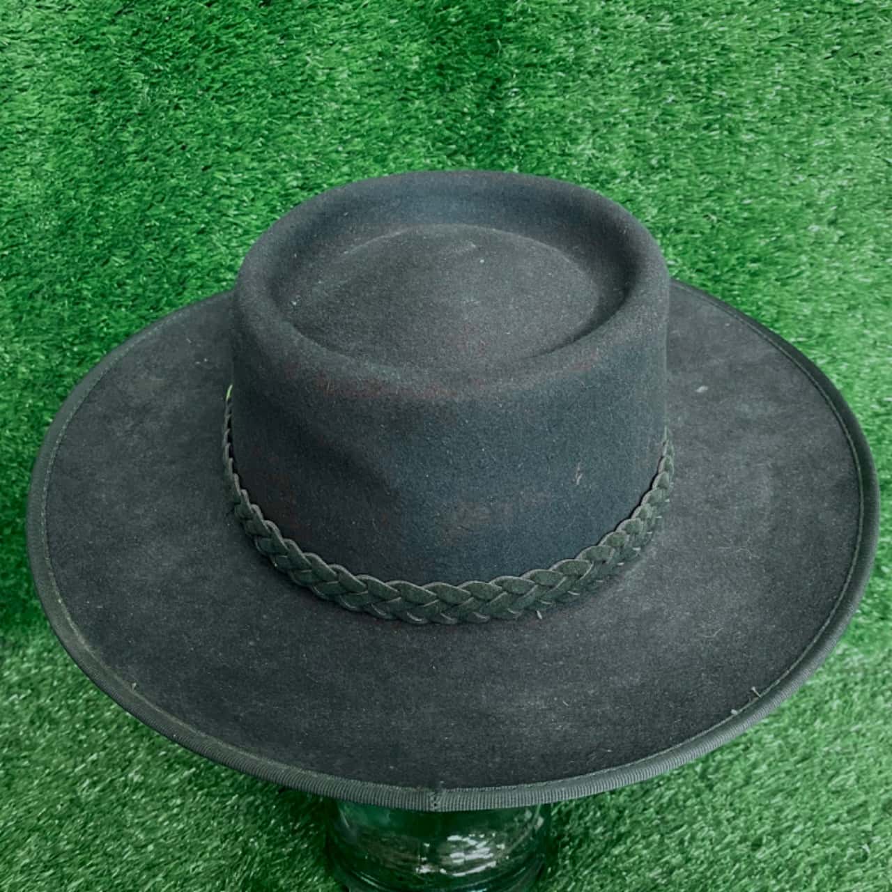 Statesman Deep Green Pure Rabbit Fur Felt Hat (Size 58cm)
