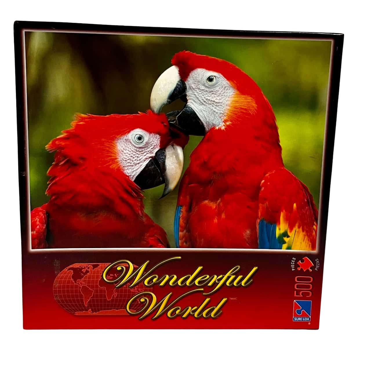 Scarlet Macaws 500 Pce Jigsaw Puzzle