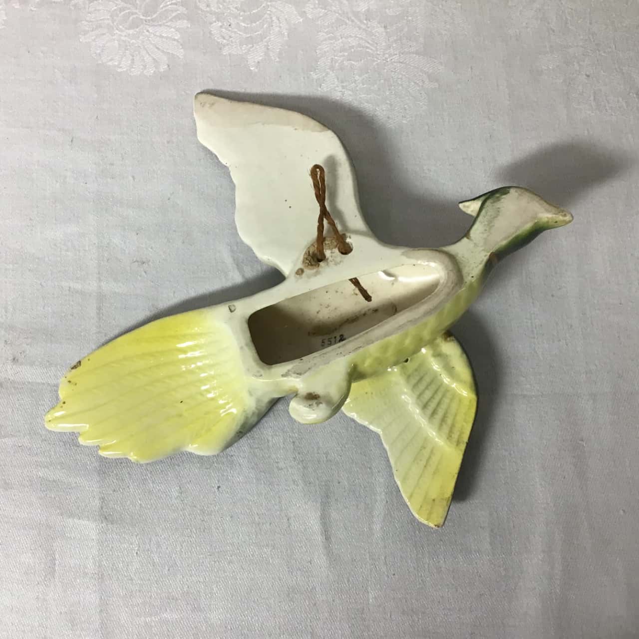 Vintage Set of 3 Multicoloured Ceramic Flying Pheasant Wall Plaques(s)