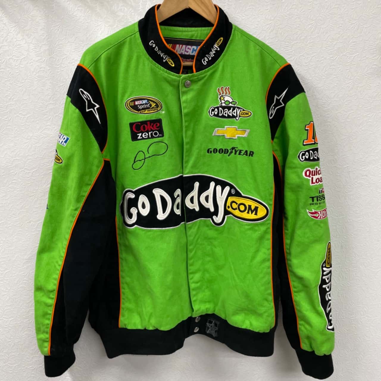 NASCAR GO DADDY XL Black / Green / Multicoloured
