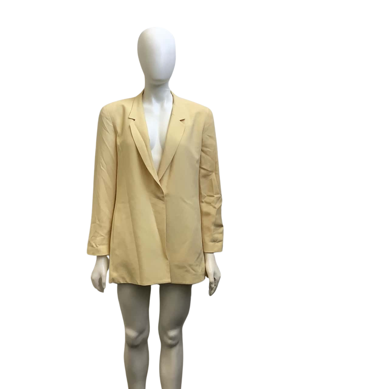 `Retro’ Carla Zampatti Womens Size 14 One Button Blazer Yellow(s)