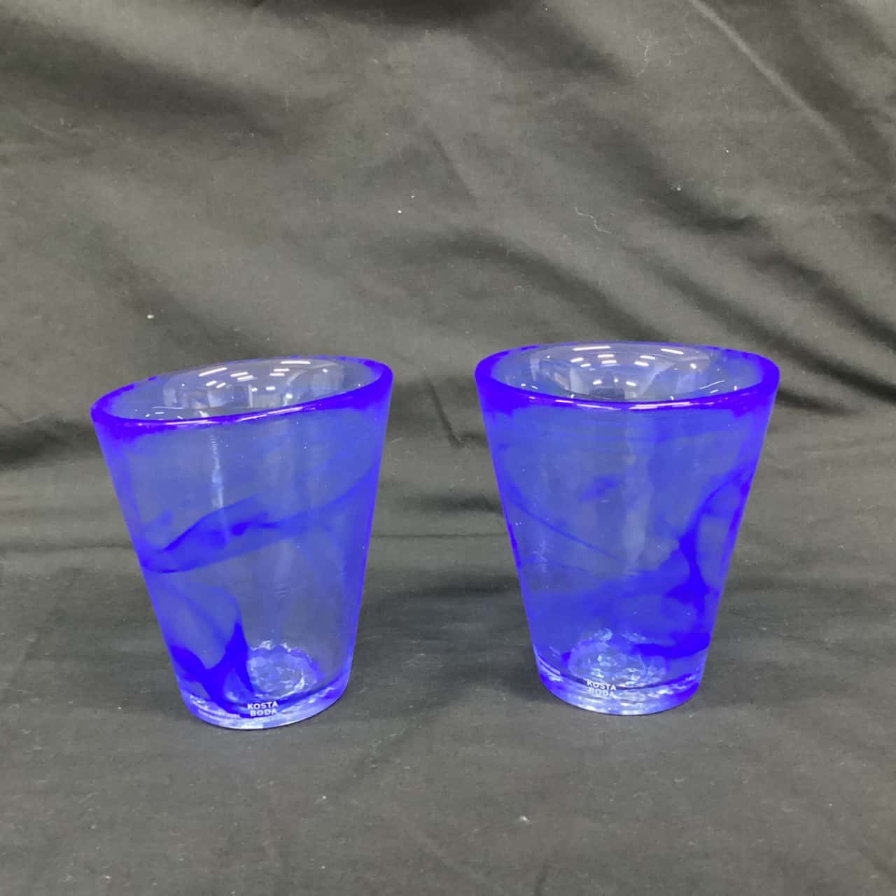 Kosta Boda Blue Water Glasses x2(s)