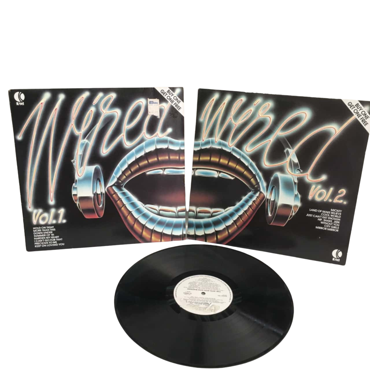 2 Vinyl Record 12” Wired Vol 1 & 2 1980s Compilation