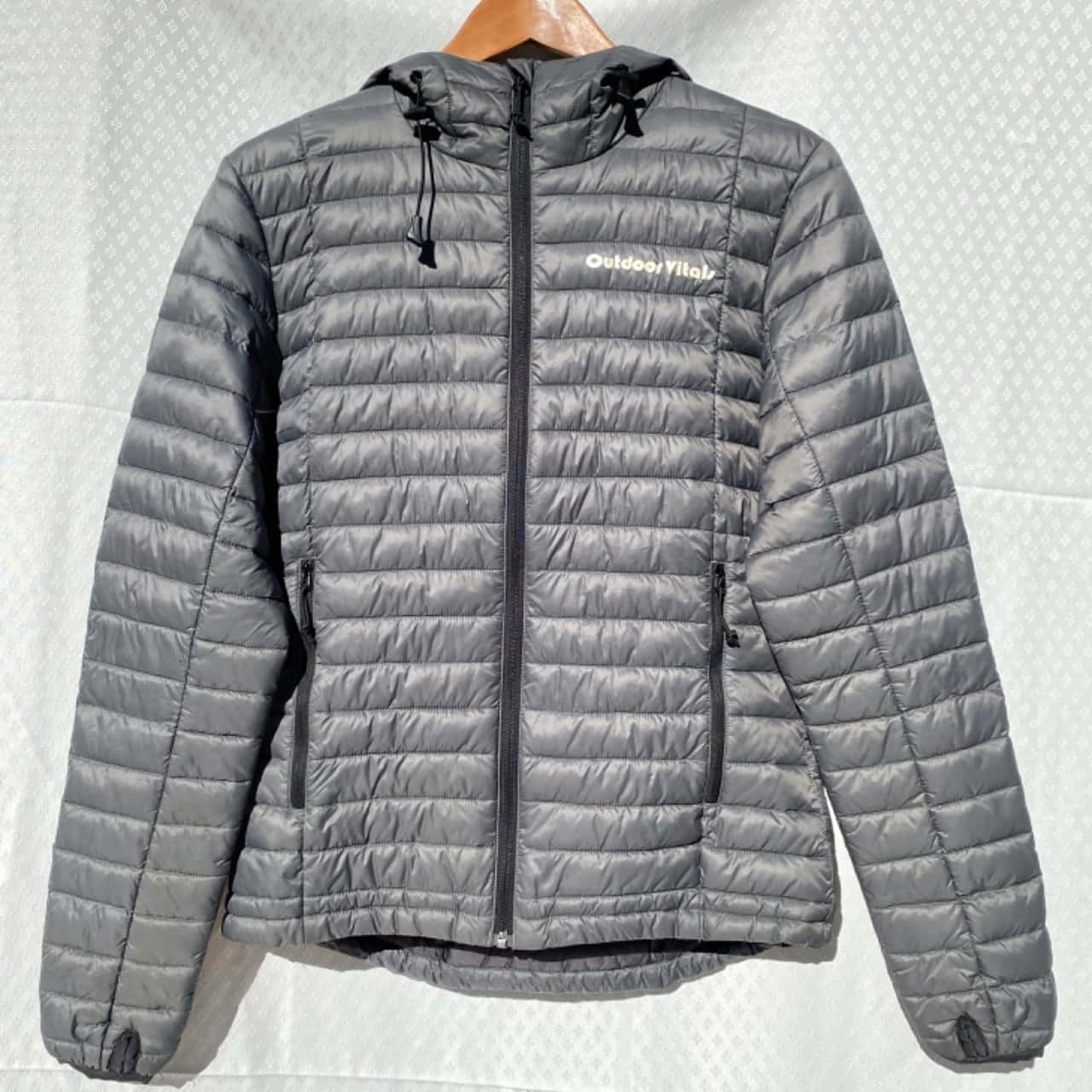 Outdoor Vitals Grey Insulated Puffer Jacket Size S