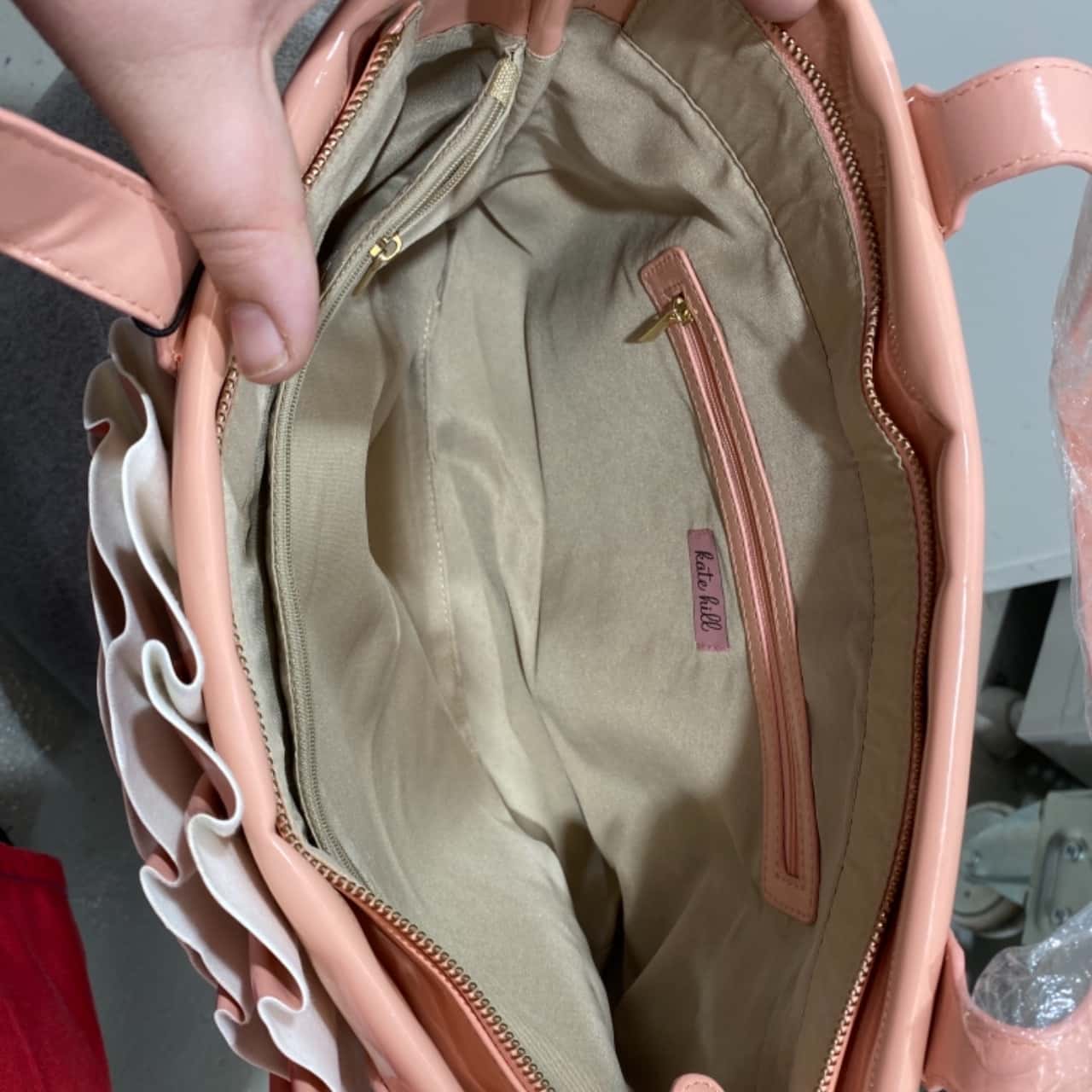 Pink Kate Hill Tote Bag