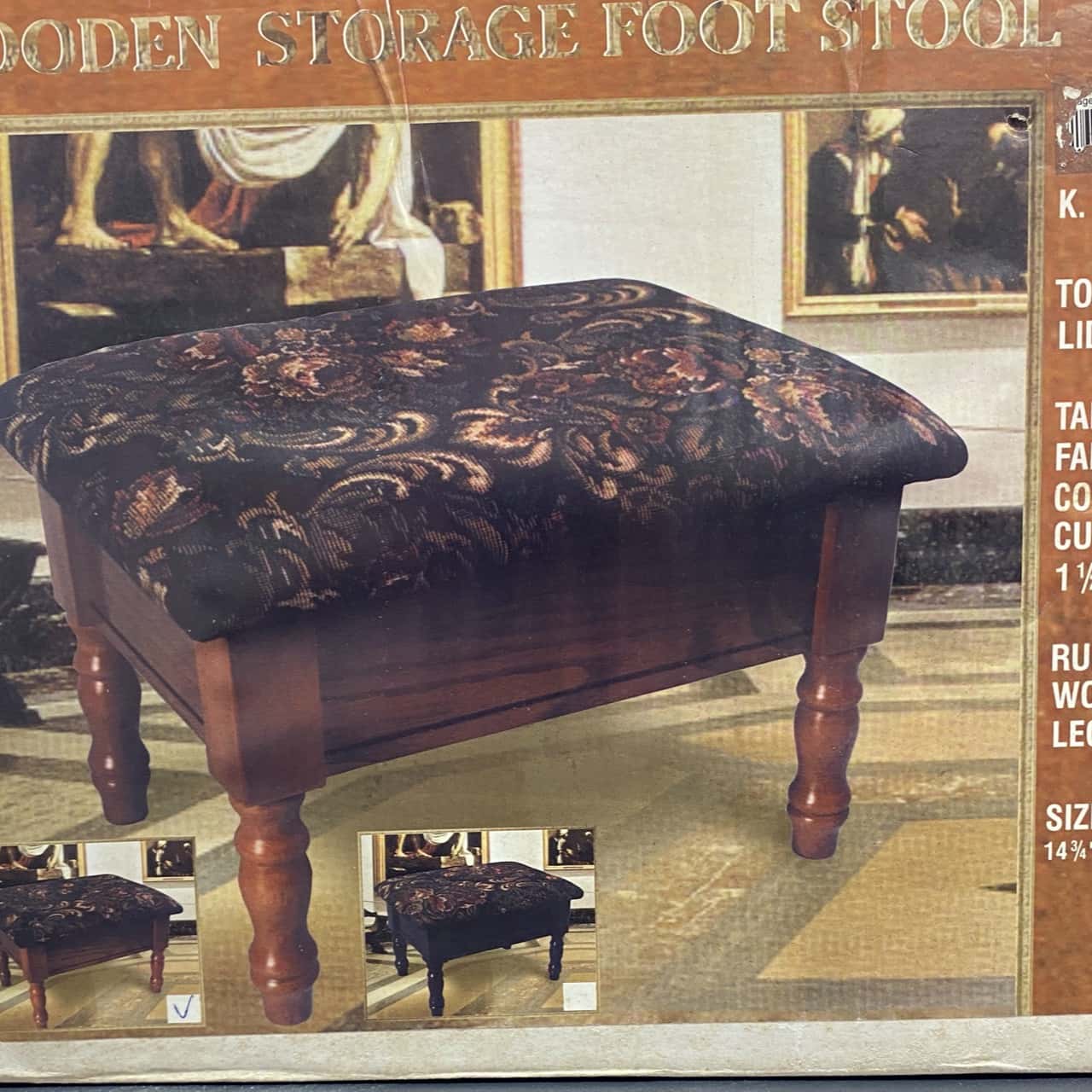 Wooden Storage Foot Stool(s)