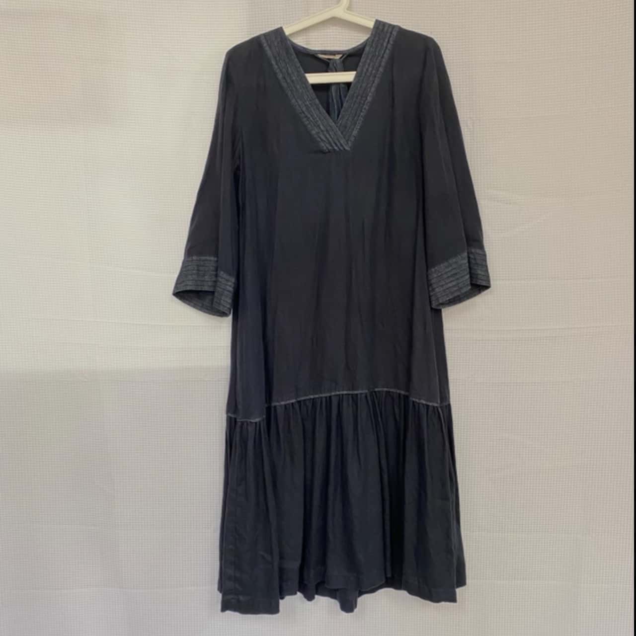 Gorman Womens Size 8 Maxi Dress Blue (s)