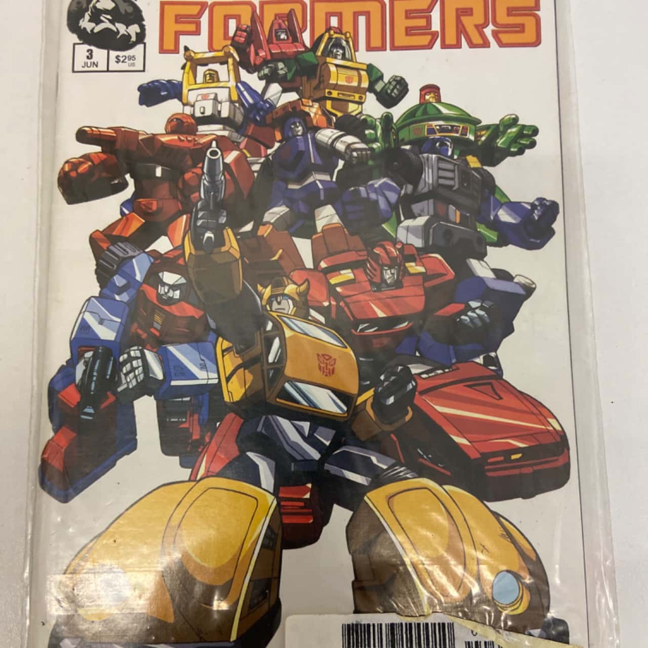 2 Transformer Comic books in plastic (s)