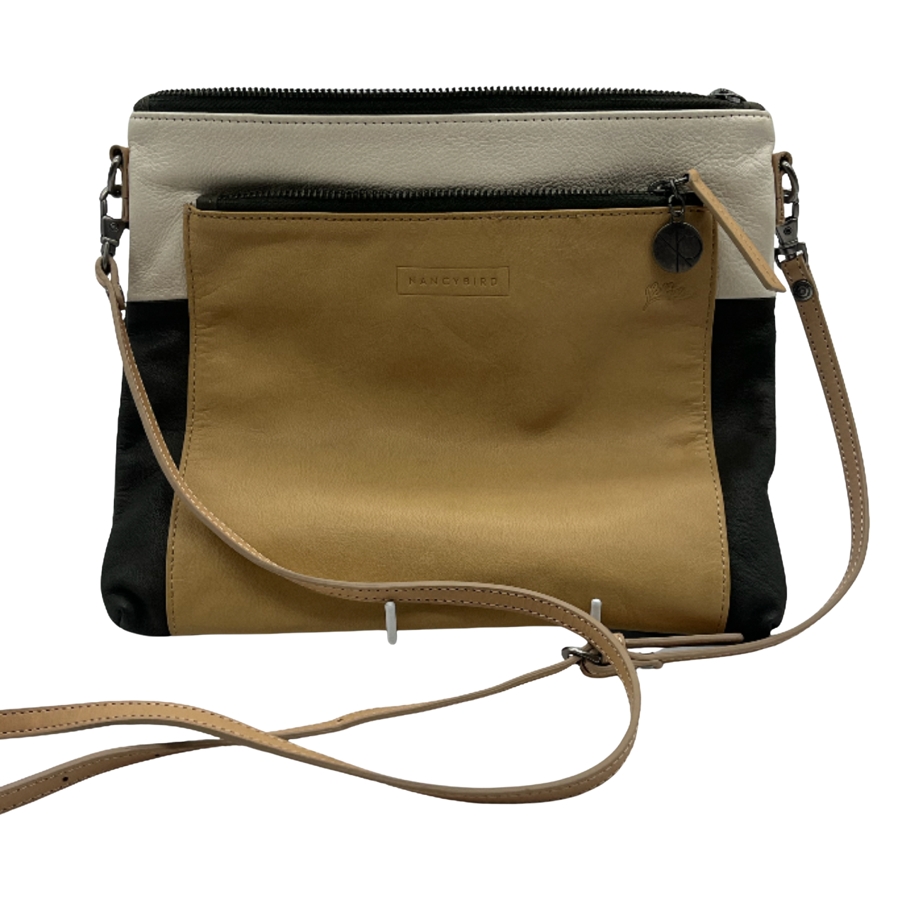 Nancy Bird Womens Cream / Green / Olive Crossbody Bag(s)